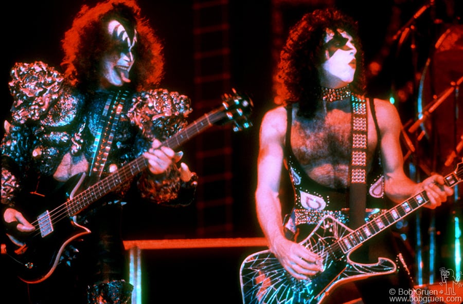 Gene Simmons And Paul Stanley Of Kiss On Stage In Kissimee Fl June