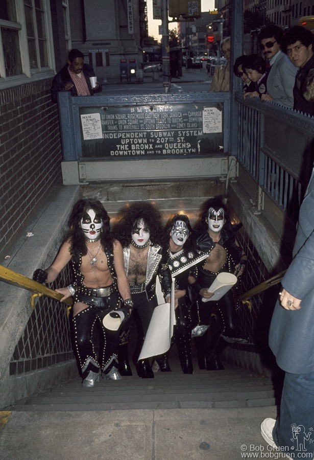 Kiss, NYC. October 26, 1974. Image #: CAS4_1974_3 © Bob Gruen