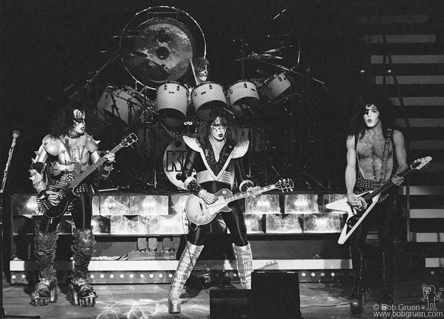 Kiss, Japan. Between March 18 and April 4, 1977. Image #: Kiss377_12 ...